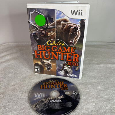 Wii Cabela's Big Game Hunter 2010 Wii Game Nintendo Hunting Shooter ...