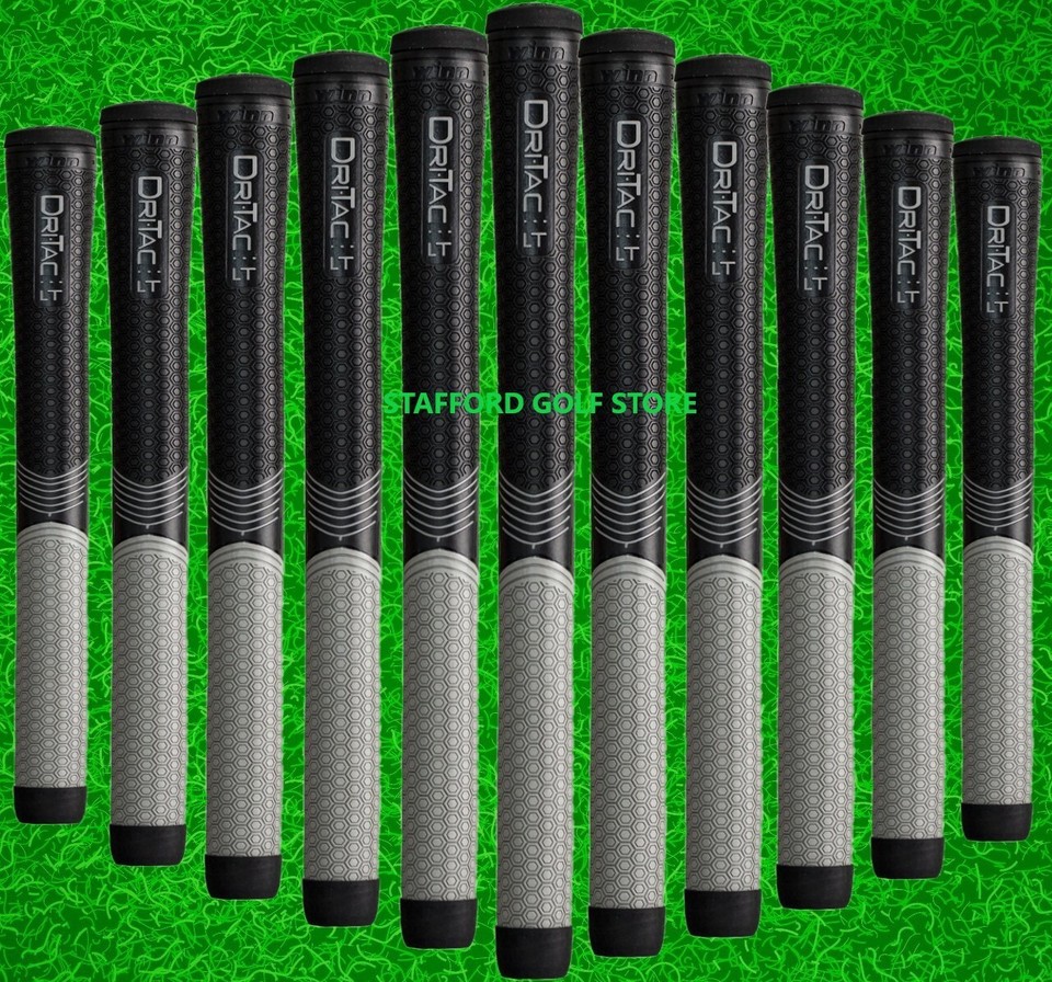 Winn Dri-Tac LT Less Taper Golf Grips Bundle Set Standard Midsize ...