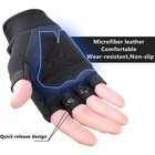 Motorcycle Motorbike Half Finger Gloves ATV UTV Racing Riding Cycling ...