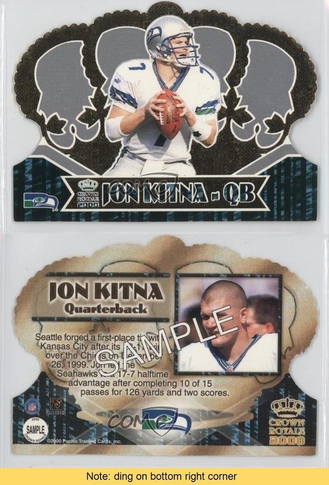 2000 Pacific Crown Royale Samples Jon Kitna READ 0f8 | eBay