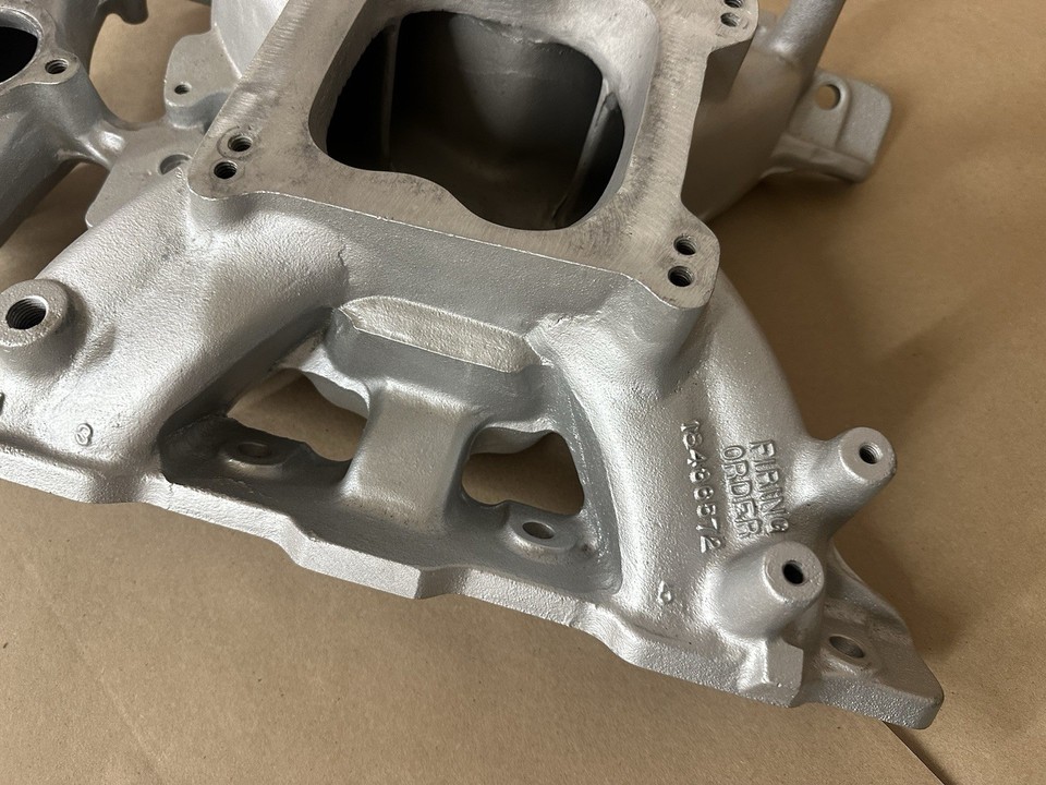Vintage Pontiac Holley Street Dominator Aluminum Intake Manifold 326 ...