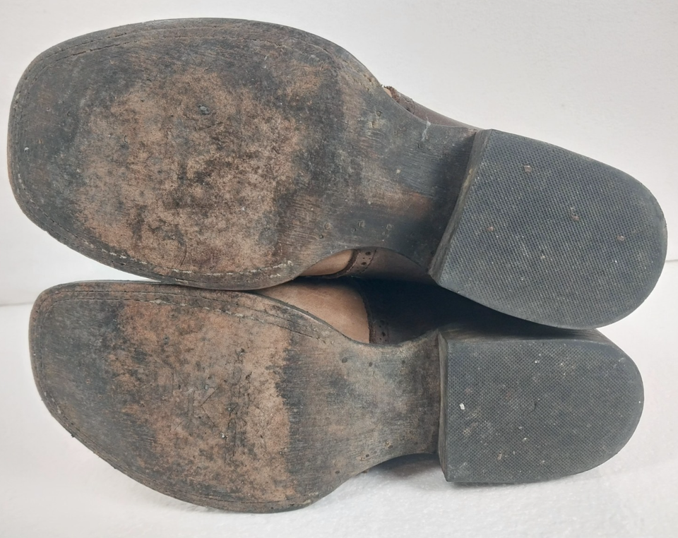 REDNECK RIVIERA Cowboy Boots Leather Mens Sz 10 Stars Stripes Southern ...