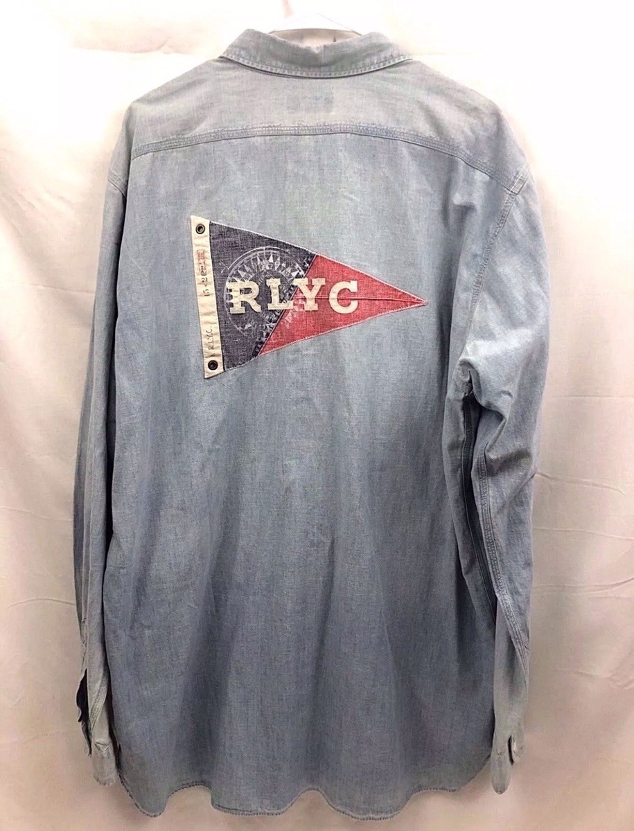 Polo Chambray Shirt Men