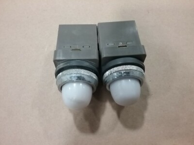Idec White Pilot Light 100 / 110v 6.3v 1w lot of 2 #04F6 | eBay