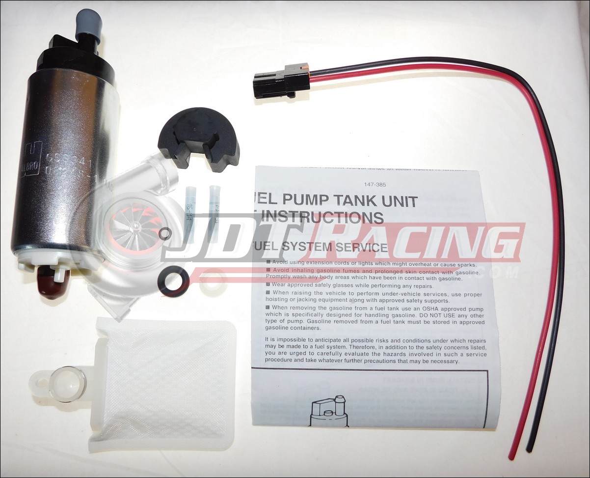 Walbro TI Auto 190lph High Pressure Fuel Pump Kit 1989-1995 Mazda RX7 ...