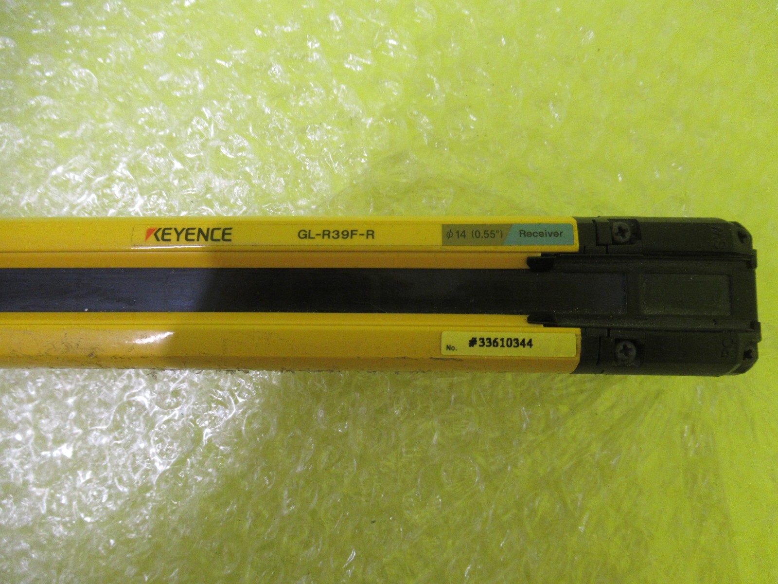 Keyence GL-R39F-R Safety Light Curtain Set Receiver and Transmitter GL ...