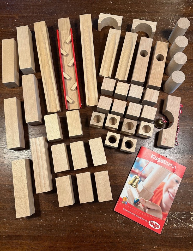 German made Haba wooden marble run | eBay