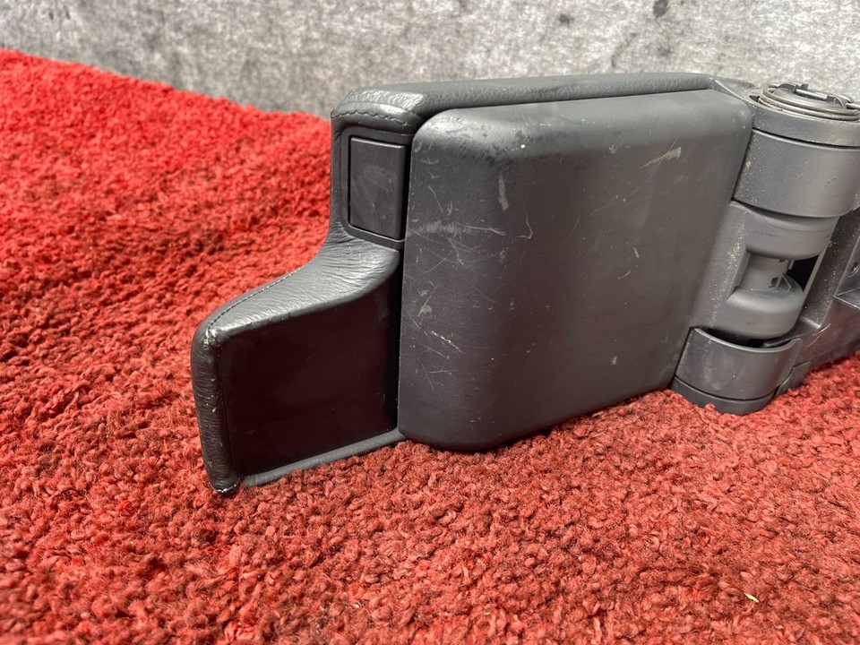 BMW 1999-2006 E46 CENTER CONSOLE ARMREST ARM REST CARRIER BLACK OEM 67K ...