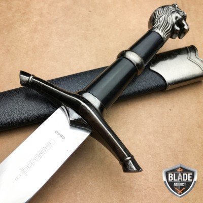 15.5" NARNIA LION'S HEAD MEDIEVAL ORNATE KNIGHT FANTASY DAGGER Sword ...