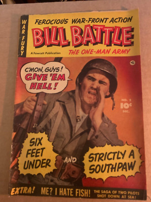 Bill Battle, the One Man Army #2 (Fawcett Comics December 1952) | eBay