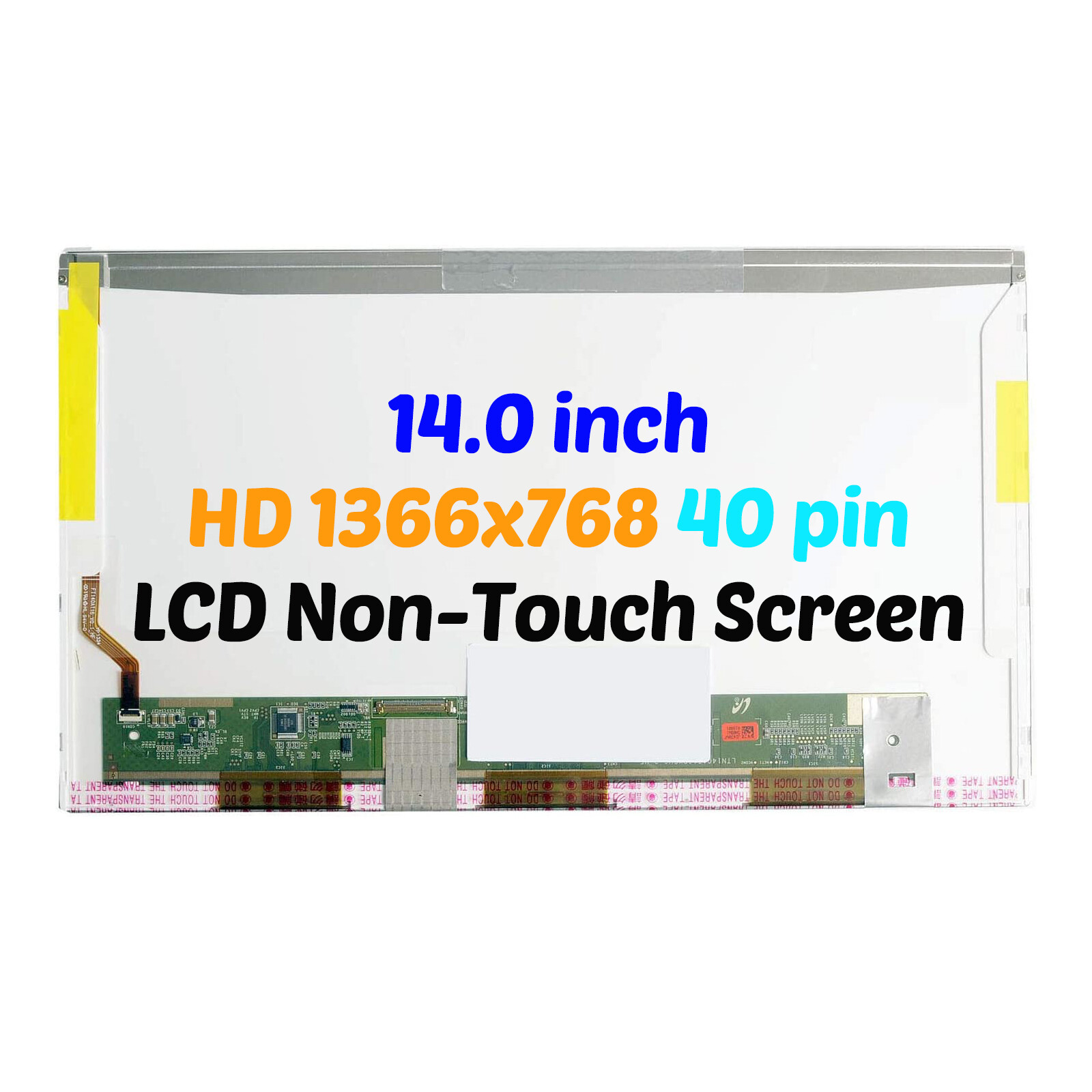 14" Screen for Dell Latitude P15G P16G LCD Display 40 pin HD 1366x768 ...