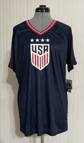 NEW WITH TAGS Team USA Soccer #11 Smith World Cup Jersey Blue Sz Women ...