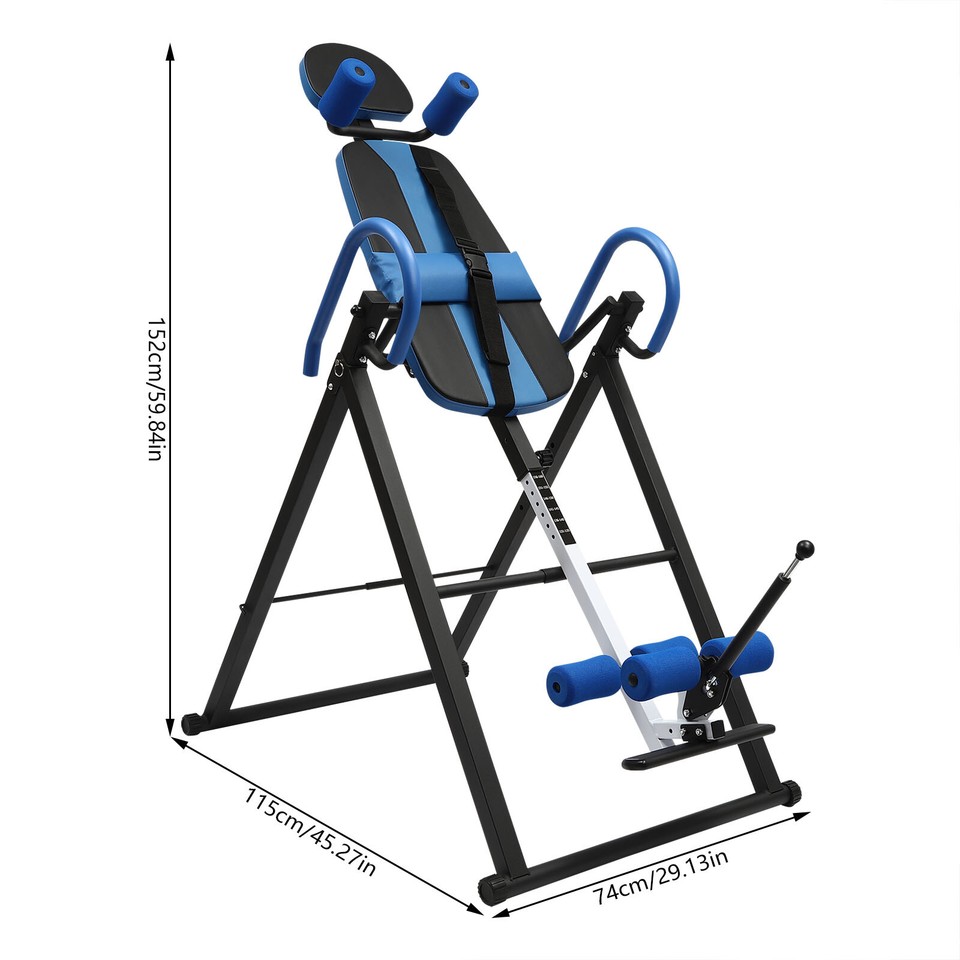 Inversion Table 330 Lbs Capacity Strength Training Inversion Bench W ...