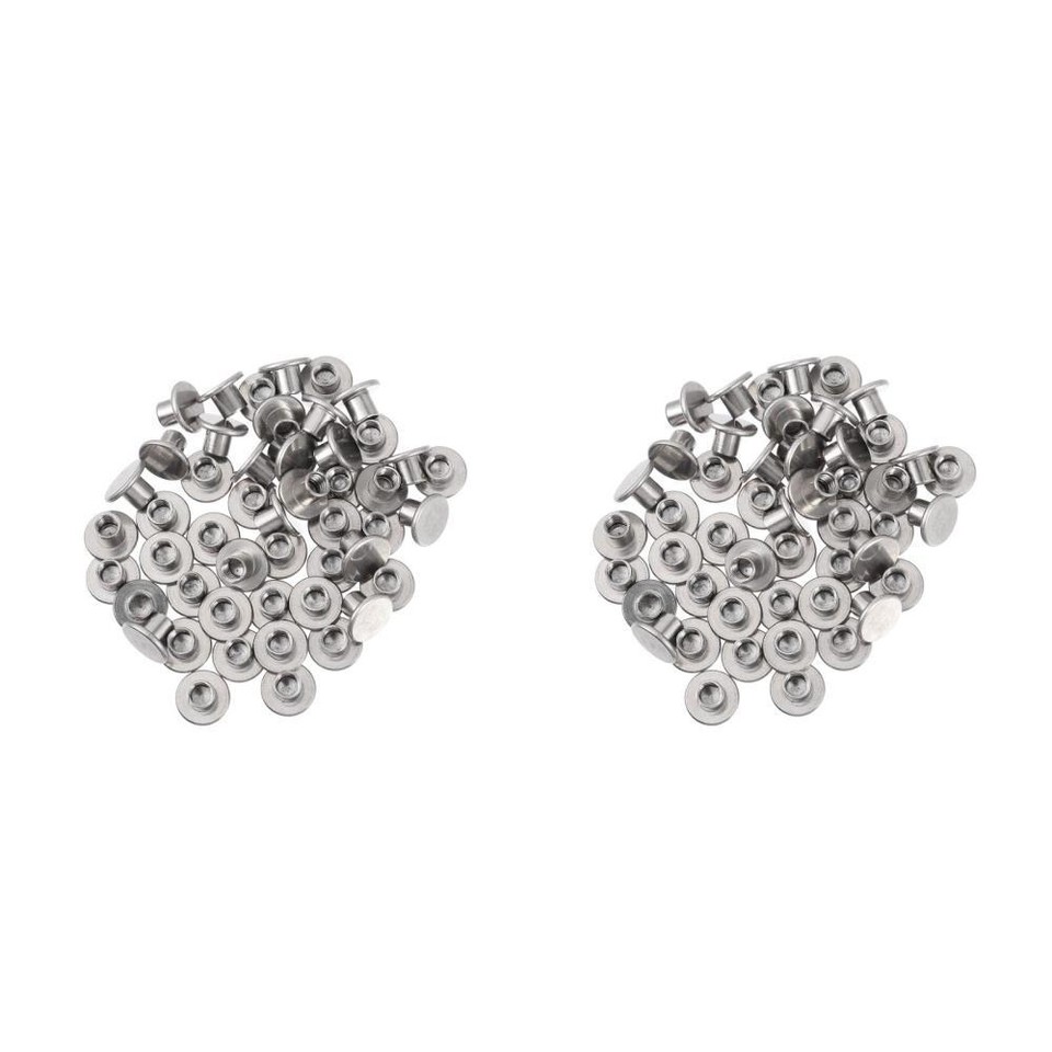 50 Sets Scrap Female and Rivet Butt Joint Safe to Use Screws Binding | eBay