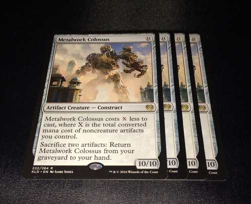 Metalwork Colossus x 4 - Playset - Kaladesh - Rare - MTG | eBay