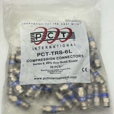 PCT International PCT-TRS-6L Compression Connectors 50 PC Sealed | eBay