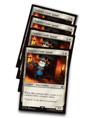 4x Dwarven Castle Guard Final Fantasy Regular Near Mint MTG Magic x4 ...