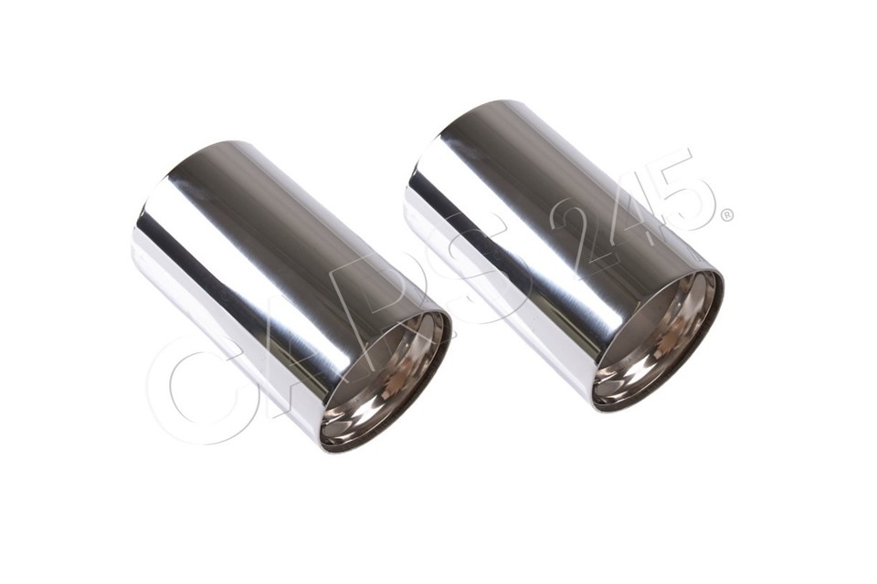 Genuine M Sport Exhaust Tailpipe Tip CHROME 2Pcs BMW 2 3 4 5 6 Series ...