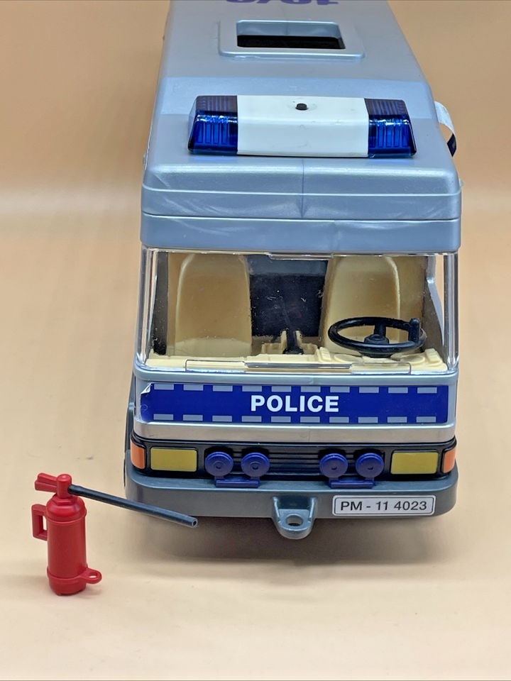 Playmobil Police Van Vintage Vehicle – Geobra 2000s Boys Classic Xmas ...