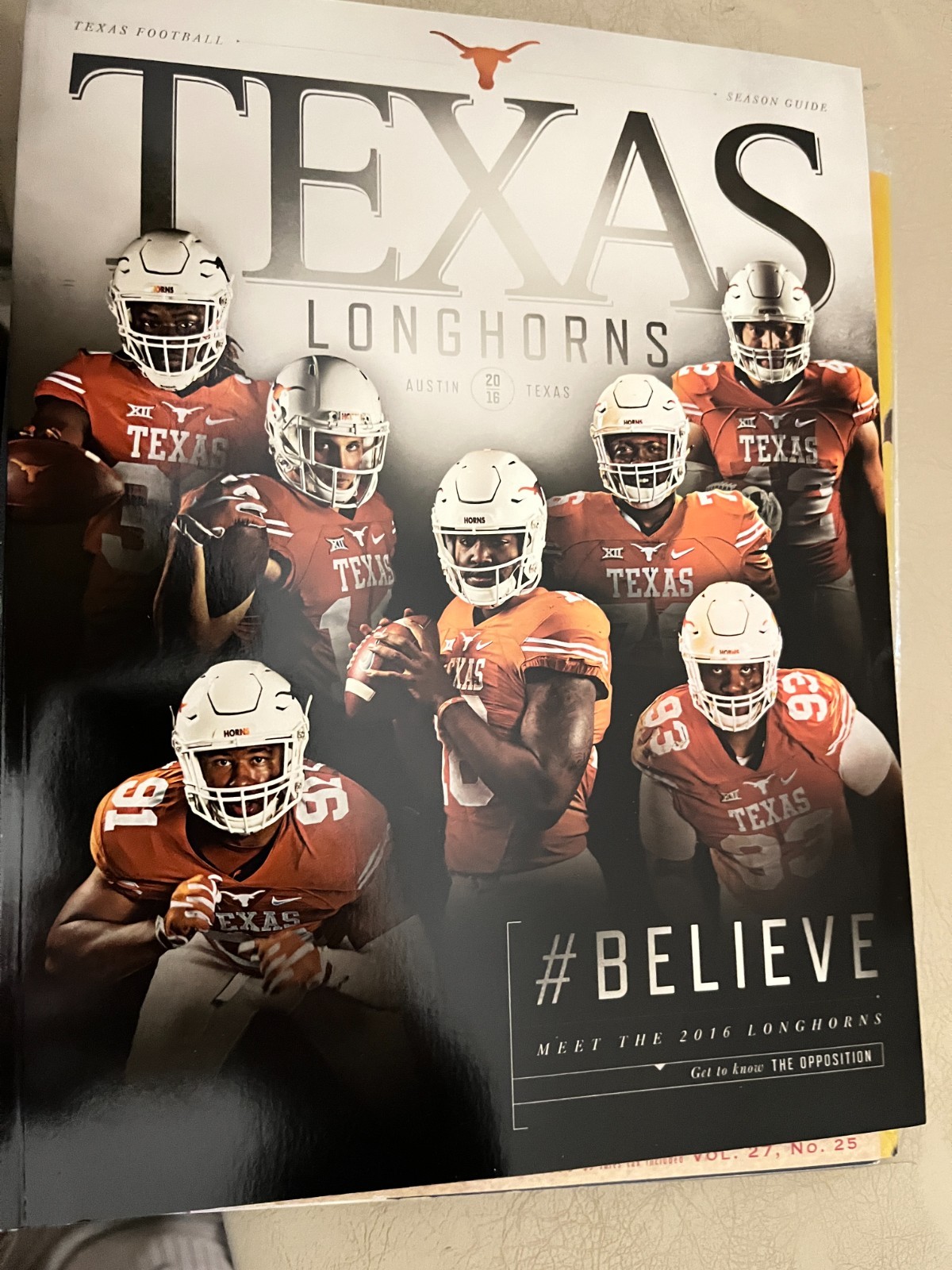 Texas Longhorns 2016 Official Football Season Guide Paperback | eBay