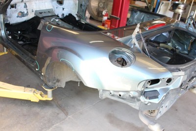 06-15 Mazda Mx-5 Miata NC Gray Driver Left Rear Quarter Panel Assembly ...
