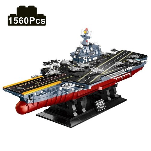1560Pcs Military WW2 Micro NAVY ARMY Aircraft Carrier Model Building ...