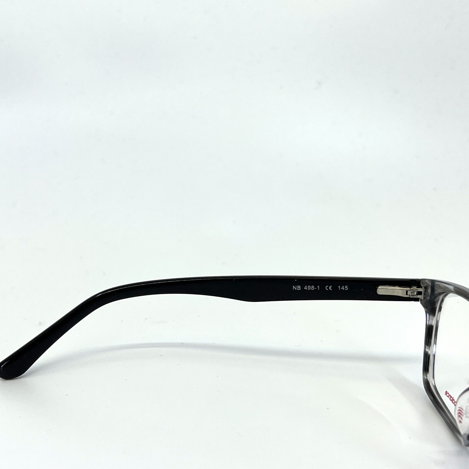 New Balance Eyeglasses NB498-1 Black Rectangular Full Rim Frames 54[]16 ...