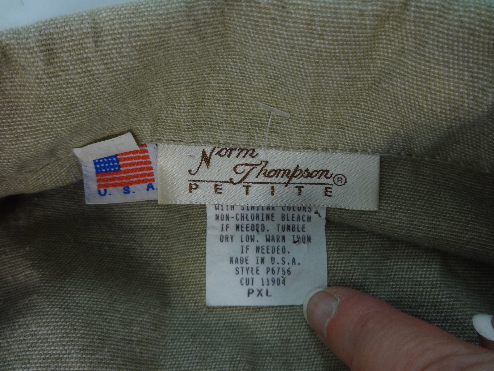 NORM THOMPSON WOMENS KHAKI COTTON CASUAL CARGO JACKET SIZE PXL | eBay