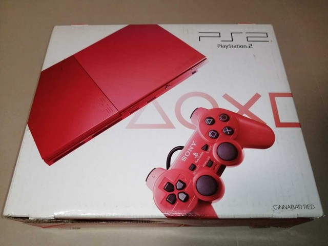 Sony PlayStation 2 Launch Edition Cinnabar Red Console for sale online ...