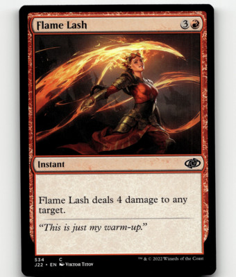 MTG Flame Lash Jumpstart 2022 Common | eBay