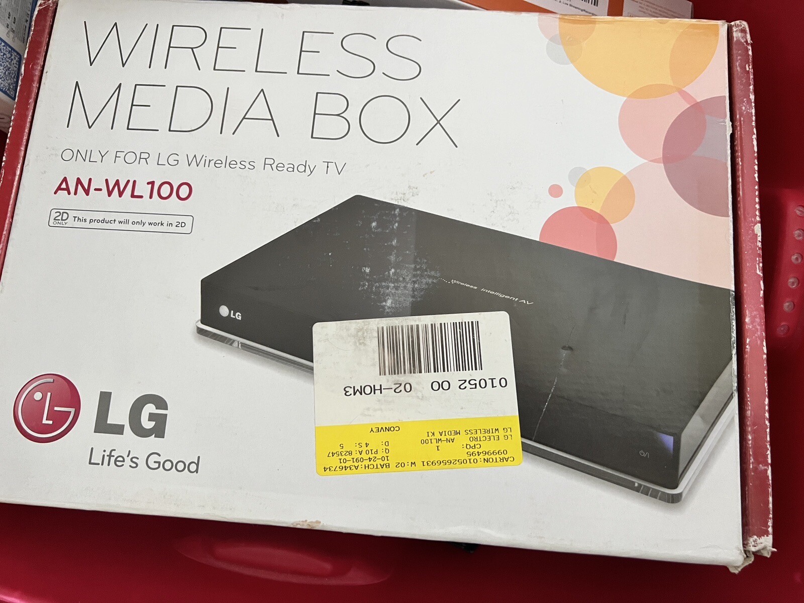 LG Wireless Media Box AN-WL100 LG Wireless Ready TV 719192579064| eBay