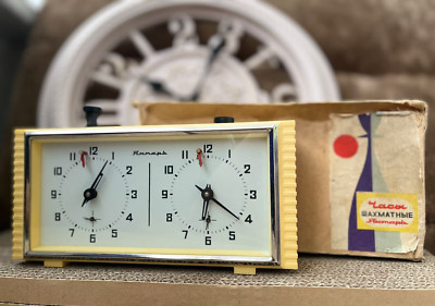 Chess clock USSR chess clock Soviet chess clock Vintage chess clock ...