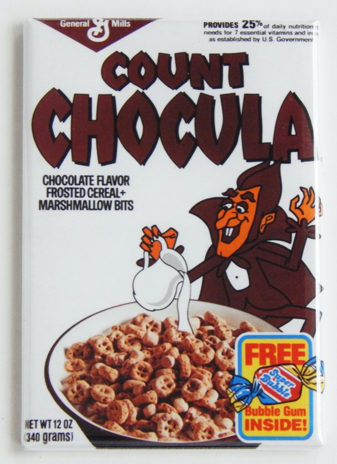 Count Chocula Cereal Box