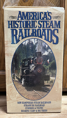Americas Historic Steam Railroads (VHS 1995) New Sealed 2 Tape Set ...