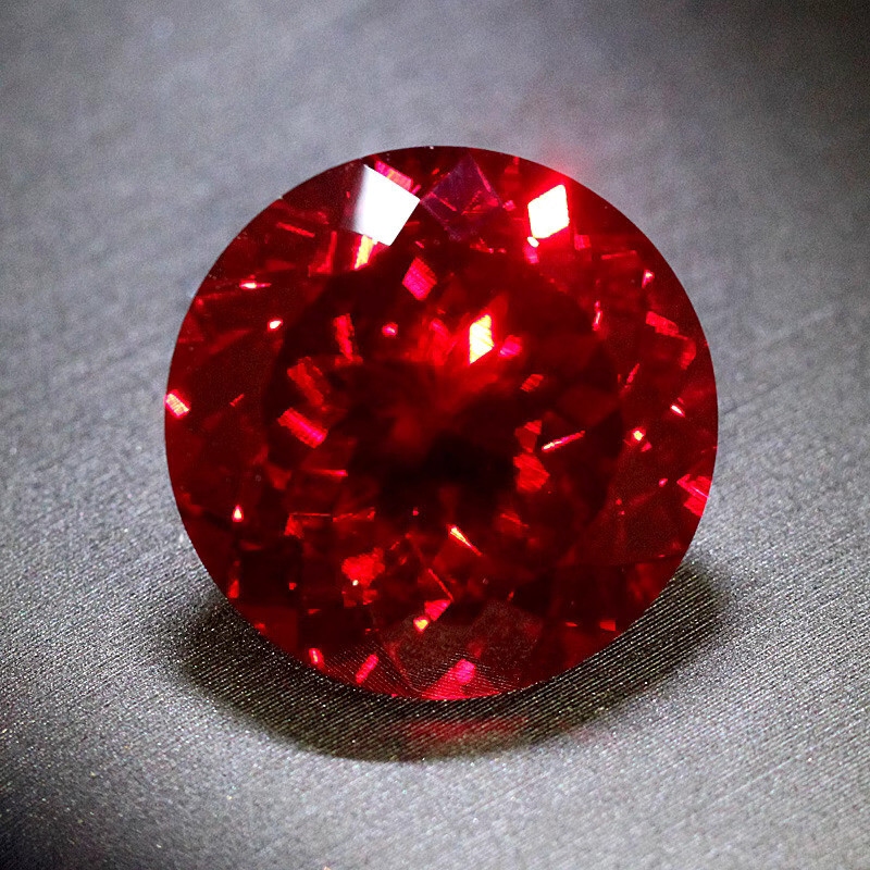 13mm Big Rose Crystal Carbuncle Gems Barklyite Ruby Stone Gemstone Gem ...