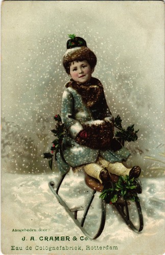 PC CPA ADVERTISING, J. A. CRAMER & CO, CLOTHING, VINTAGE POSTCARD ...