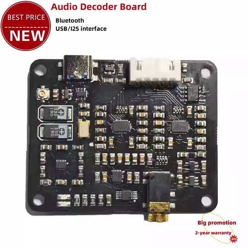 Dual ES9038Q2M Audio Decoder Board Bluetooth QCC5125 USB Input 24bit ...