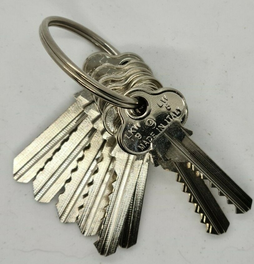 6 Pin Space & Depth Key Set - 11 Keys Depths 0-10 -Suits Lockwood ...