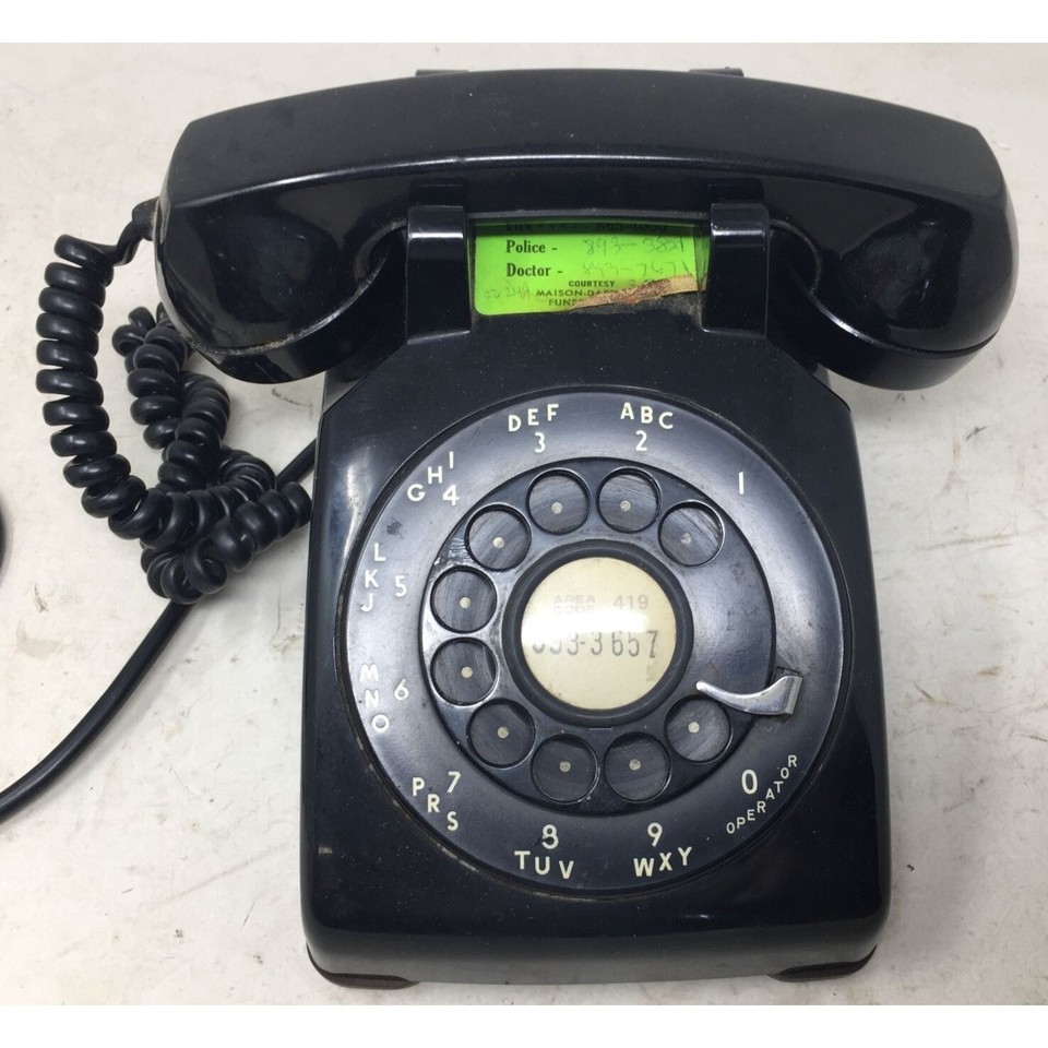 Vintage Western Electric Automatic Electric Monophone Rotary Dial ...