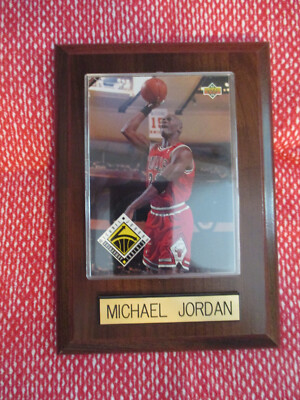 MICHAEL JORDAN Wooden PLAQUE CHICAGO BULLS BASKETBALL NBA C3 | eBay