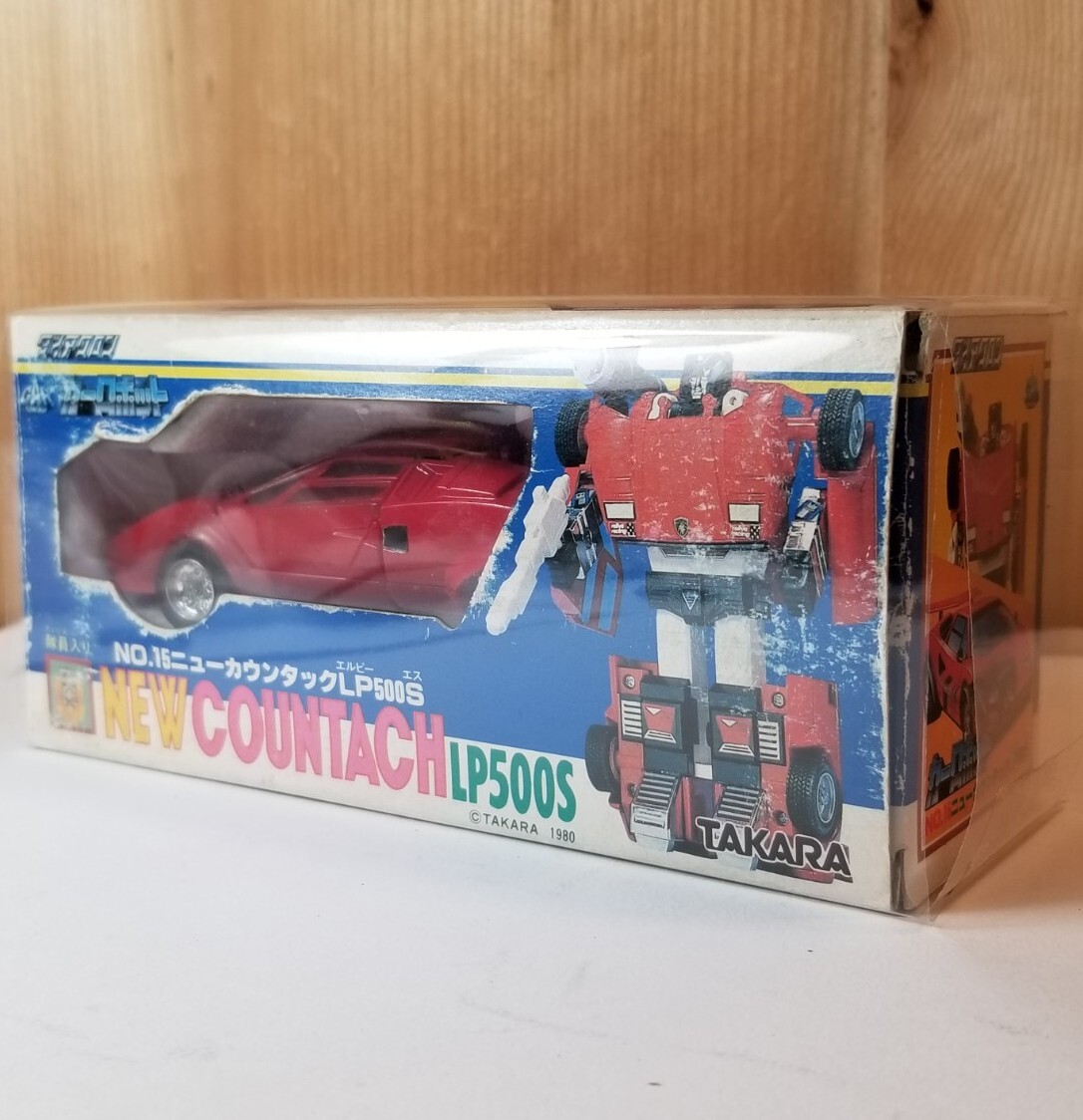 Takara Vintage Transformers G1 Diaclone Countach Sideswipe Figure Lambo ...
