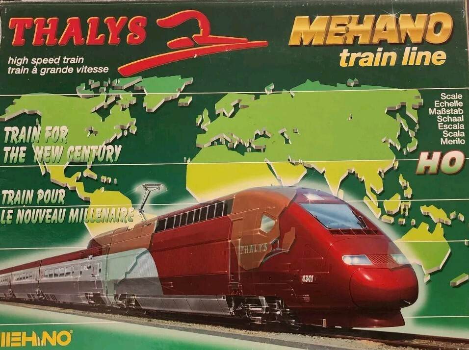 MEHANO Train Line HO Scale Passenger Train Set Thalys #2 | eBay