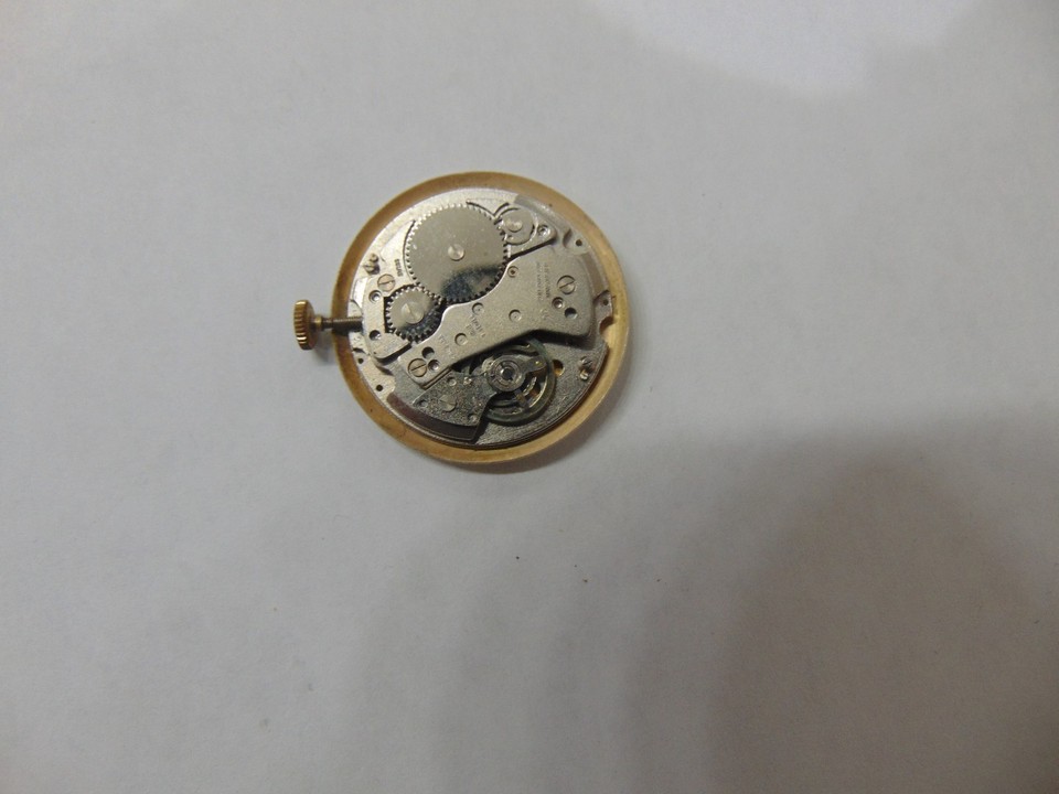 VTG NORBEE WRISTWATCH MECHANICAL MOVEMENT SILVER/GOLD DIAL FOR PARTS ...