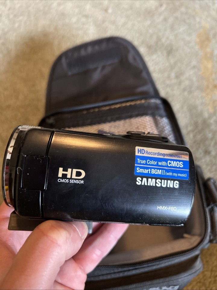 Samsung HD Recording 1280 X720 HD Video Camera Camcorder HMX-F80 | eBay