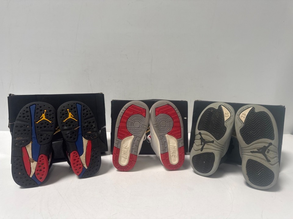 Lot of 3 Pairs of Toddler Nike Air Jordan Sneakers in Boxes Size-7C | eBay