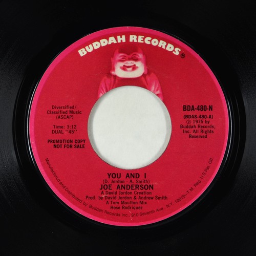 70s Soul 45 - Joe Anderson - You And I - Buddah | eBay