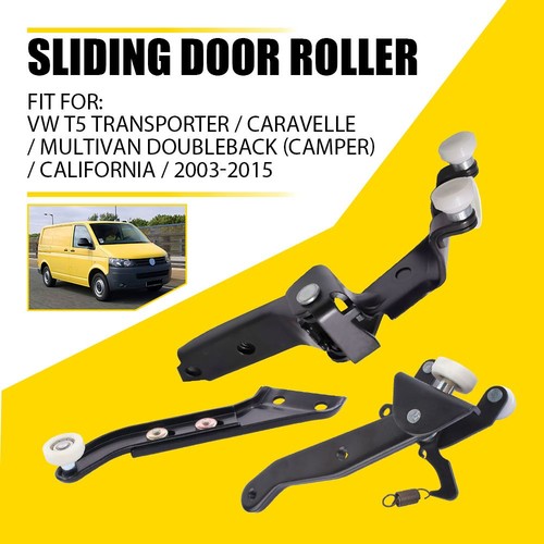 Sliding Door Roller Rail Bottom Top Middle Right For VW Transporter T5 ...