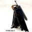 H4-05 1:12 Scale Black Cape Cloak for Berserk Guts Black Swordman (No ...