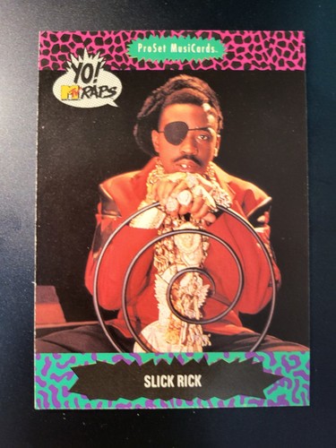 1991 ProSet MusiCards YO MTV Raps Slick Rick RC card #142 | eBay