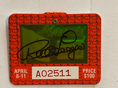 Bernhard Langer Signed Autographed Masters Badge COA | eBay